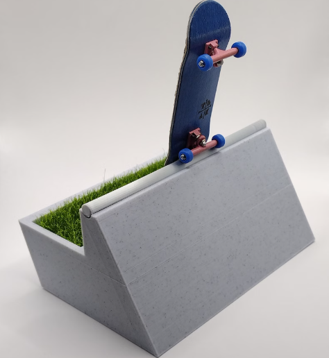 🪴 Marble Wall Ride Planter Fingerboard Obstacle・ STL File for 3D ...