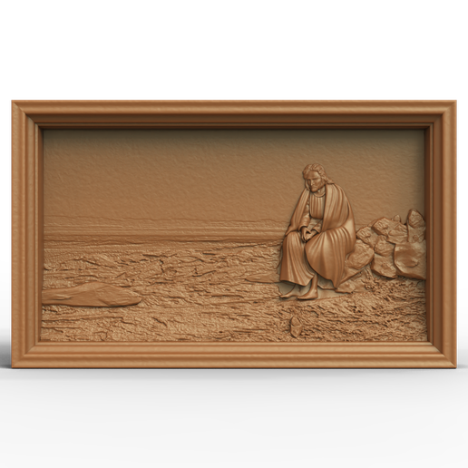 3D file 3D Model STL File for CNC Router Laser & 3D Printer 2480 Jesus Christ 016 📁 ・3D printer ...