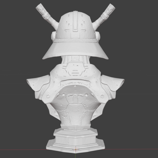👻 Ghost of Neon – Futuristic Samurai Bust | Cyberpunk Warrior Statue ...