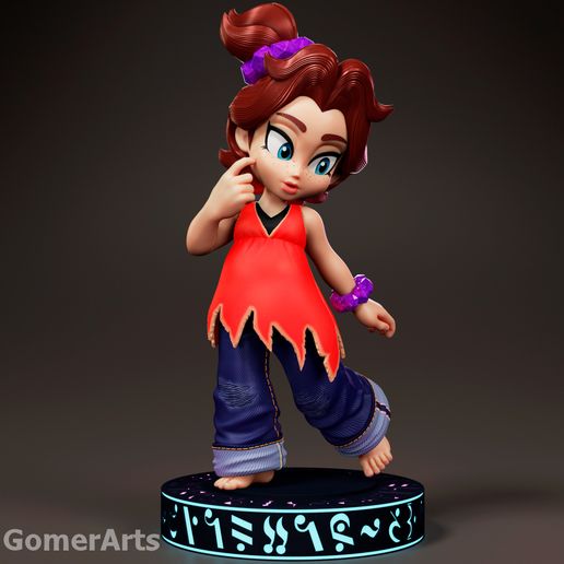 👾 Pauline 3 pose set from Donkey Kong Bananza STL 3D print statue・ 3D ...