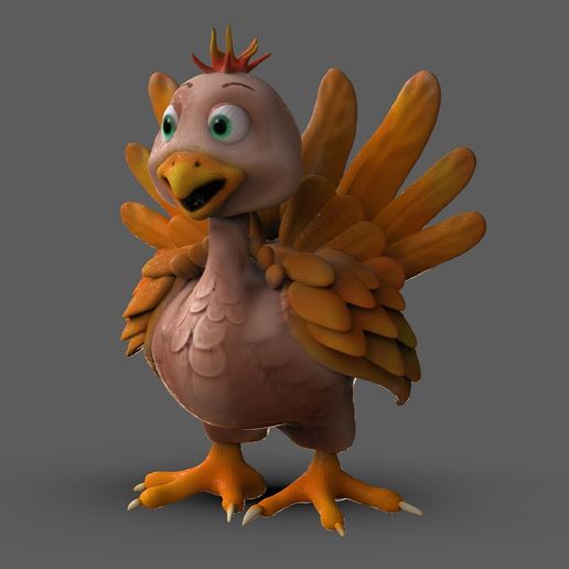 STL file Thanksgiving Turkey 🦃 ・3D printer design to download・Cults