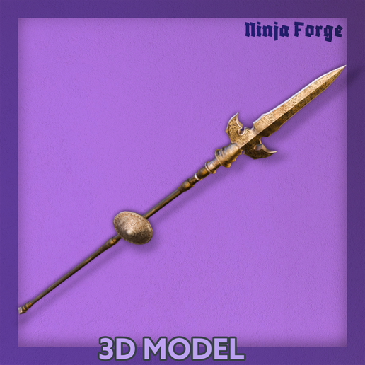 🧙 Cleanrot Spear・ 3D File for 3D printing・Cults