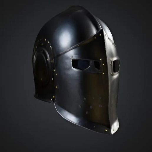 🎲 Great Helm・Free STL File for 3D printing and CNC machining - Laser ...