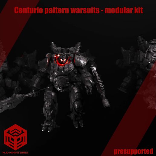 🤖 Centurio Pattern Warsuits - Presupported Modular kit - Sci fi ...