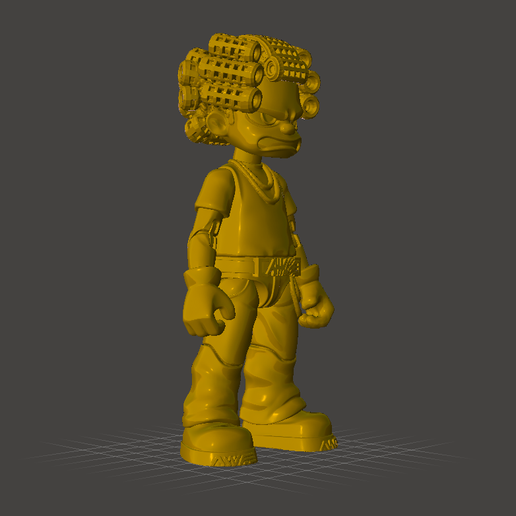 🗿 Asap Punk Rocky figure・ STL File for 3D printing・Cults