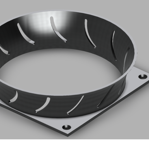 🖥️ Fan Cowl With Vents・ STL File for ・Cults