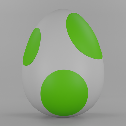 🥚 Yoshi egg・ 3D File for ・Cults