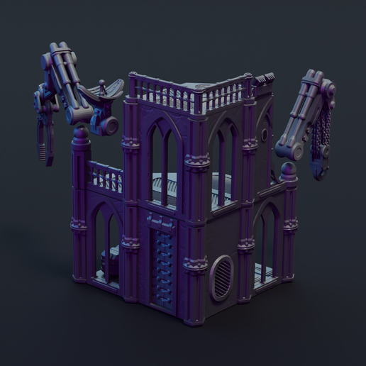 🎲 terrain Manufactory - FDM 28mm・ 3D File for 3D printing・Cults