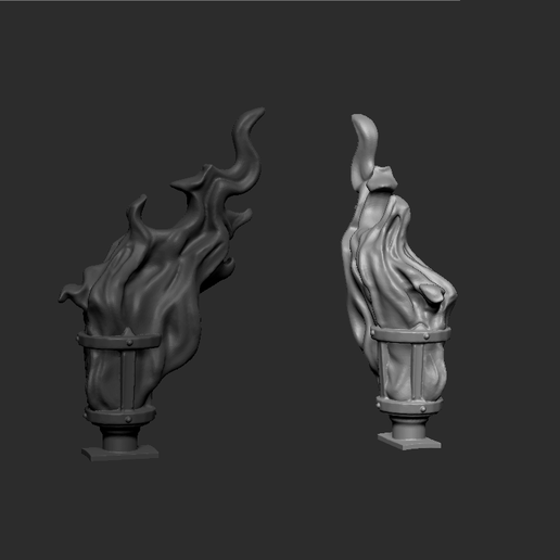 🔥 Flame・ STL File for ・Cults