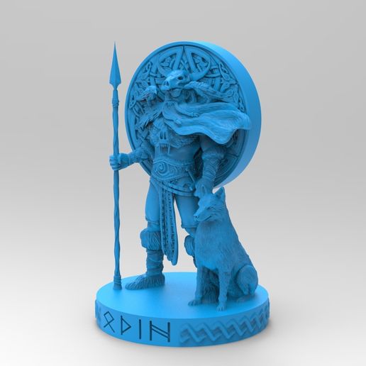 🗿 ODIN GOD OF WAR STL・ STL File for ・Cults