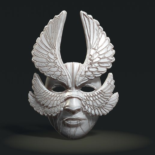 🧑‍🎨 The Artist Masquerade Mask・ STL File for 3D printing・Cults