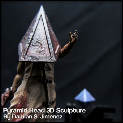 🗿 Pyramid Head Silent Hill Character Sculpture・ 3D File for 3D printing ...