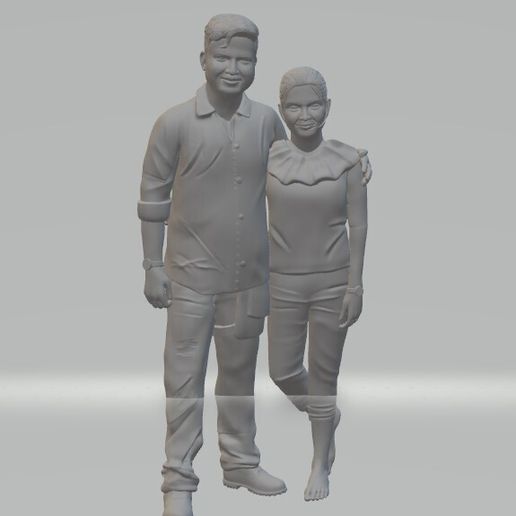 🧑‍🤝‍🧑 couple・ STL File for 3D printing・Cults