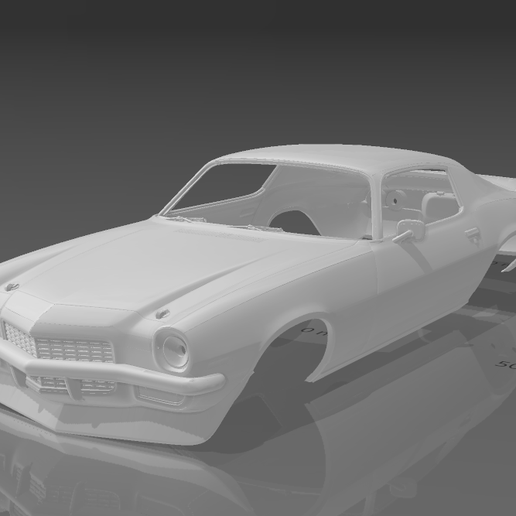 🚙 Chevrolet Camaro 1970 Shell Body - Divided Parts for Easy Printing ...
