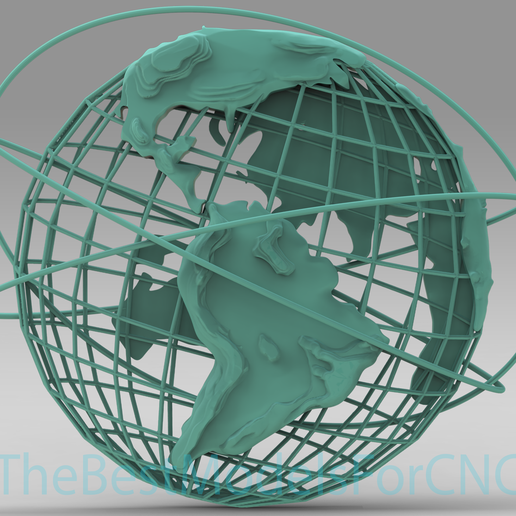 Файл 3D 3D модель STL файл для CNC Router лазерный и 3D принтер Земли ...