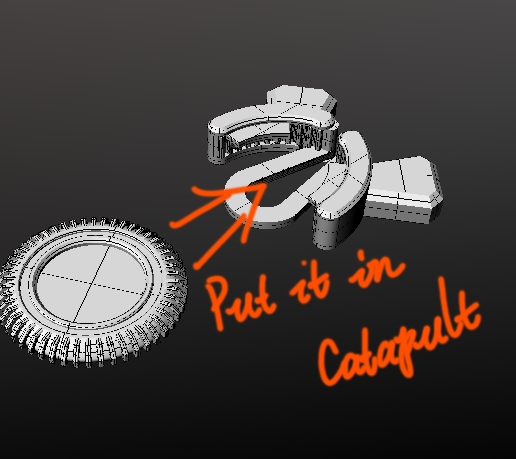 OBJ file mini Frisbee Catapult!No supports 🛸 ・3D printing model to ...