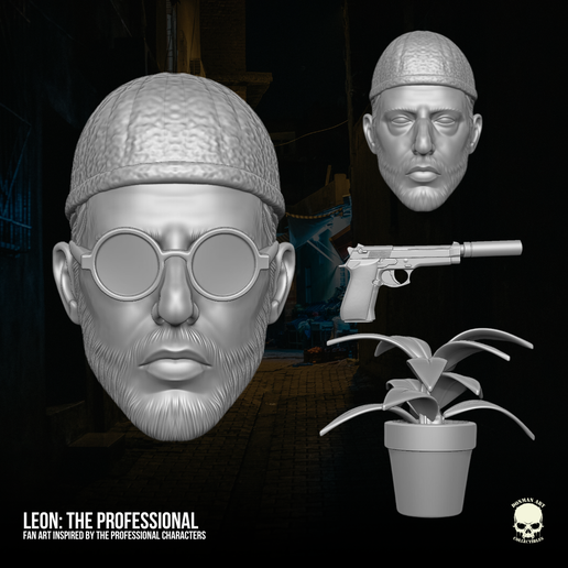 📁 Leon The professional 3D printable File For Action Figures・ STL File ...
