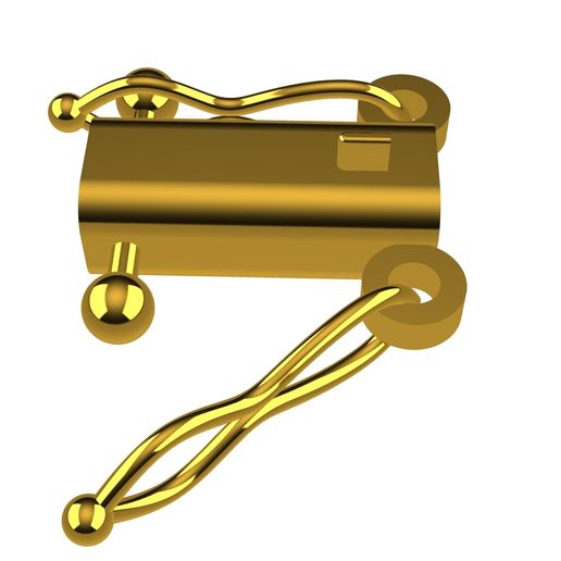 📦 Precision 3D model of open box clasp for jewelry and watchmaking 3D ...