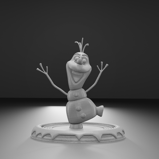 ️ Elsa & Olaf -- 3D Printable Fan Art Figure Set | Multi-Part Snow ...