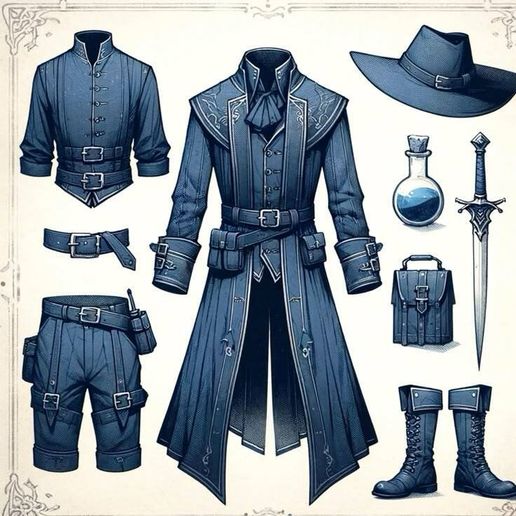 👫 Blue Warlock/Mage・ STL File for 3D printing・Cults