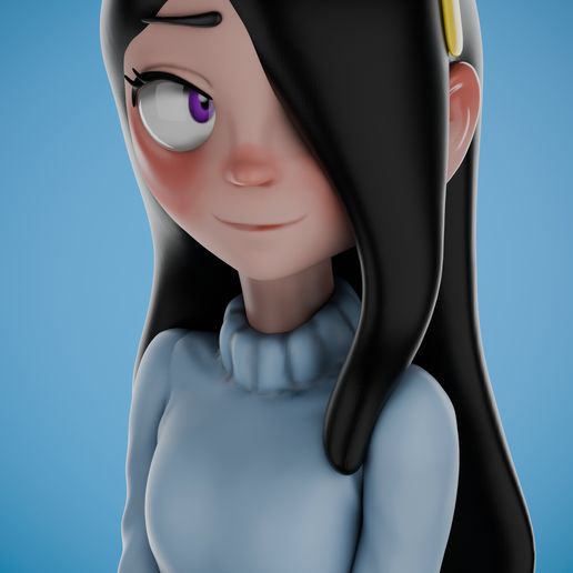 Archivo STL gratis Violeta Parr 🎬 ・Plan de la impresora 3D para ...