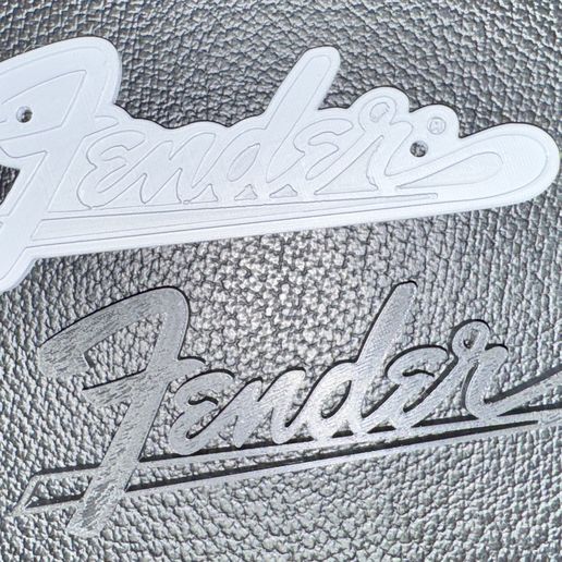 🎸 Fender guitar case logo・Free STL File for 3D printing・Cults