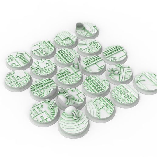 📁 Cinan haven - 183 Round & Oval & Hexagonal bases for wargame set 3 3D ...