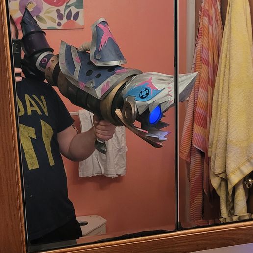 🦈 Jinx Arcane Shark Gun 3D Model Digital File - League of Legends ...