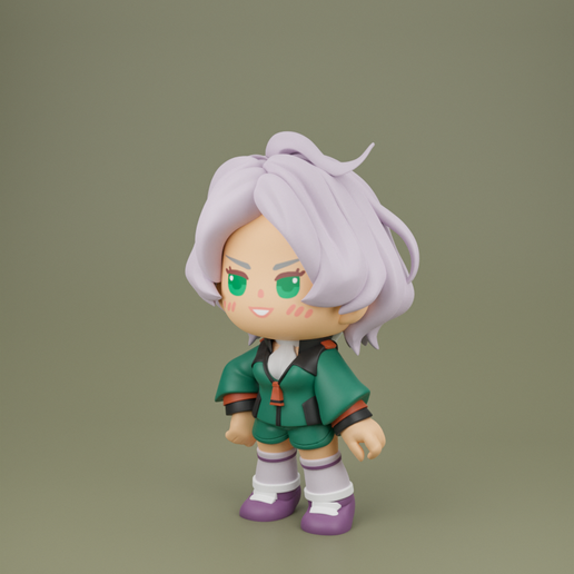 Free OBJ file Chibit 095 : Secelia Dote (MS Gundam: The Witch from ...