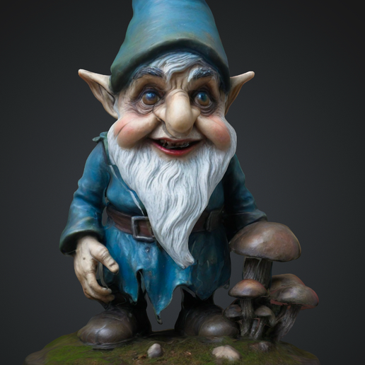 🆒 Goofy creepy gnome・ 3D File for 3D printing・Cults