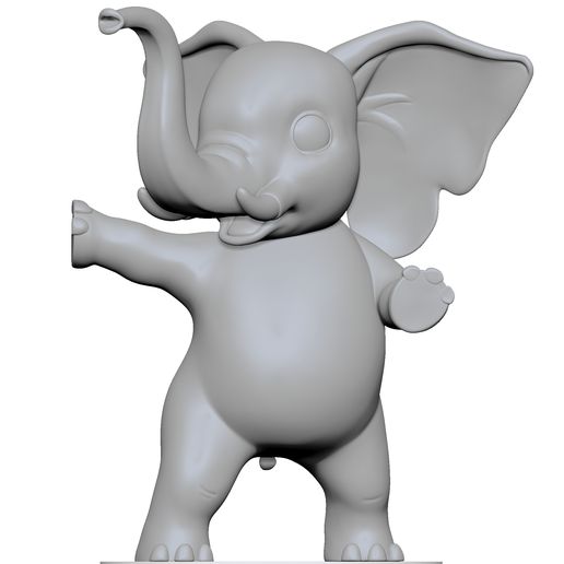 💃 Dancing Elephant 3D Model・Free STL File for 3D printing・Cults