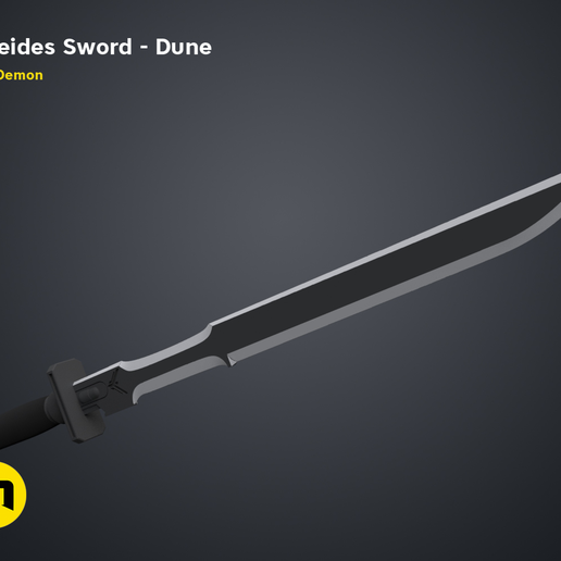 🗡️ Atreides Sword 1 – Dune・ 3D File for ・Cults