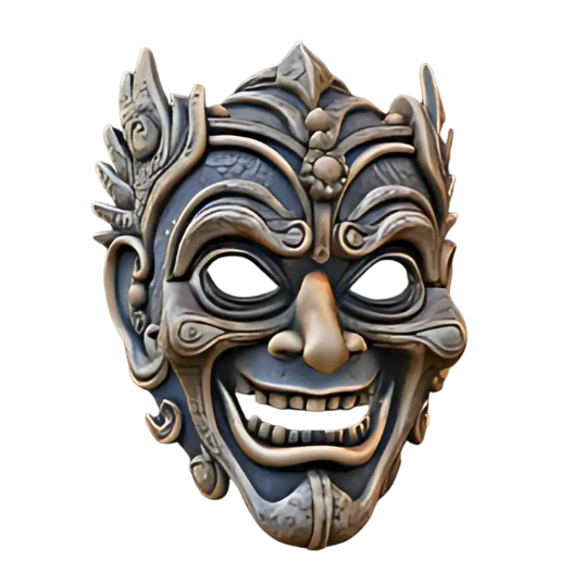 STL file Tribal Demon Mask 🎨 ・3D printable model to download・Cults
