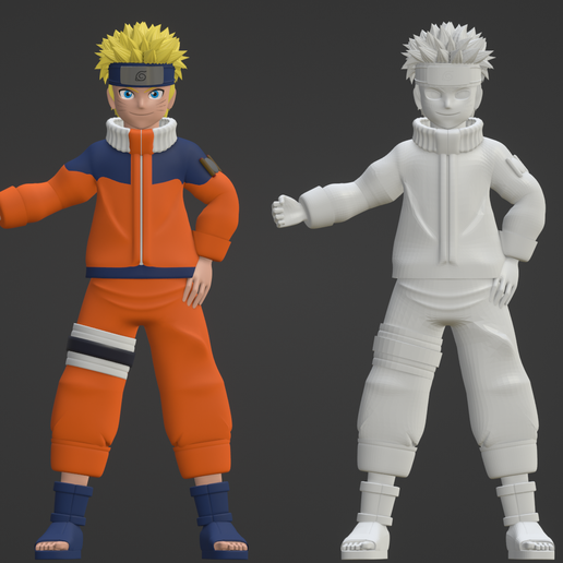 🥷 Naruto Uzumaki - Naruto Shippuden・ STL File for 3D printing・Cults