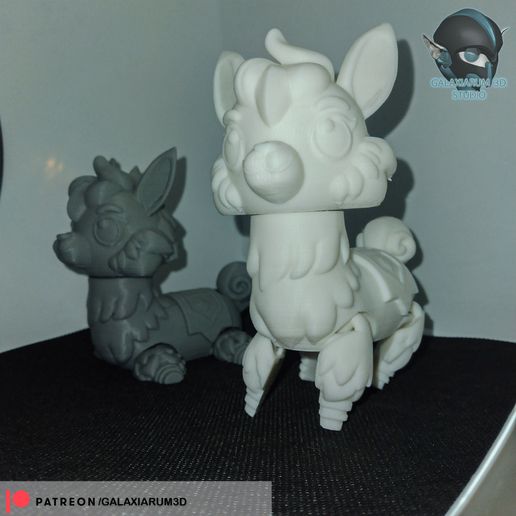 🦙 Flexi Lama・ STL File for 3D printing・Cults