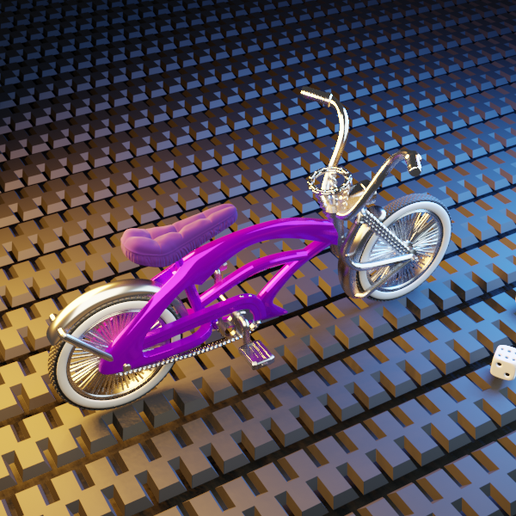 Archivo STL LOWRIDER BIKE III - 20aug22・Objeto imprimible en 3D para descargar・Cults