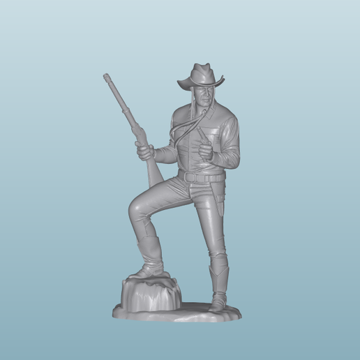 🤠 COWBOY W92 Native American Figures・ 3D File for 3D printing・Cults