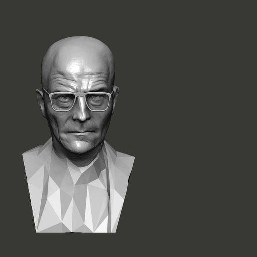 STL file Bryan Cranston breaking bad 🦸 (OBJ)・Template to download and ...