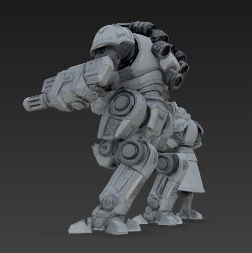 🔫 3D Printable Iron Oath 'Spearhead' Mechanized Support Team – Armored ...