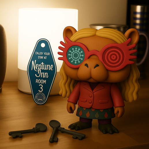 📚 Harry Potter's Capybara Funko Pop Pack・ STL File for 3D printing・Cults