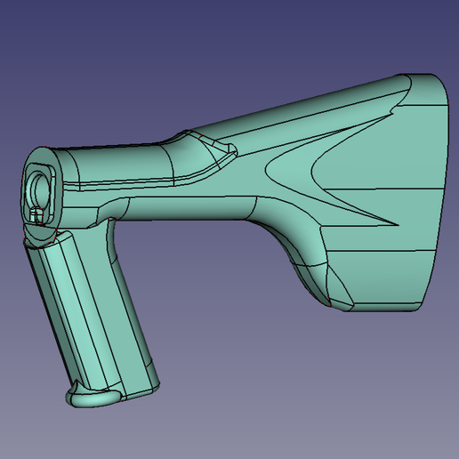 🔫 A300 Ultima Patrol Pistol Grip Stock・ STL File for 3D printing・Cults
