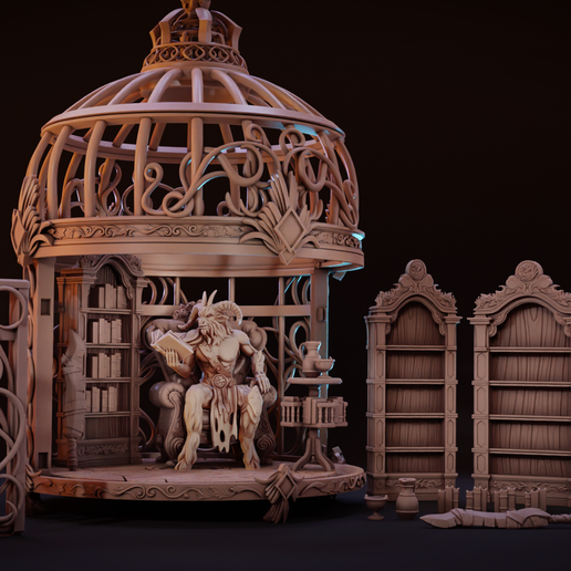 👹 Pet Demon In Gilded Cage | RPG Monster / Minotaur / Demon And ...