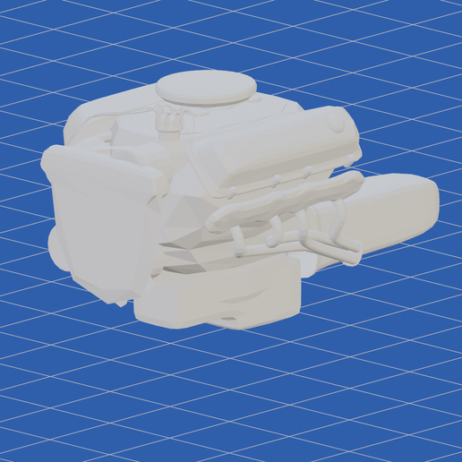 STL file 1939 Dodge D12 engine 🛞 ・3D printable model to download・Cults