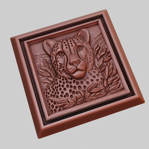 3D file Cheetah Animal 3D Model for CNC Router Laser & 3D Printer 🐆 ・3D ...