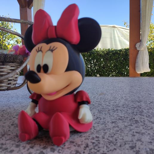 🏦 Minnie piggy bank・ STL File for ・Cults