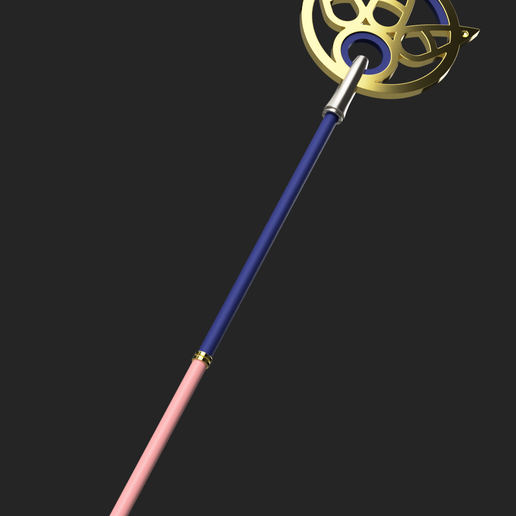 👾 Final Fantasy X - Yuna's Summoner Staff・ 3D File for 3D printing・Cults