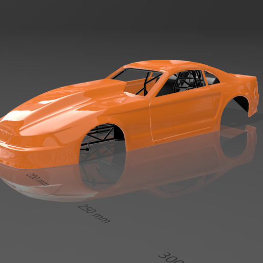 🐎 2000 mustang promod double framrail chassis・ STL File for 3D printing ...