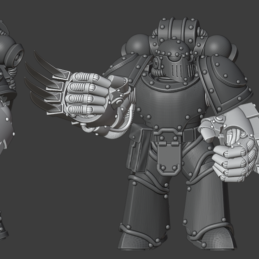 🌩️ Lightning claw attachment for TYRANT TYPE (Ver.1 Update)・Free 3D ...