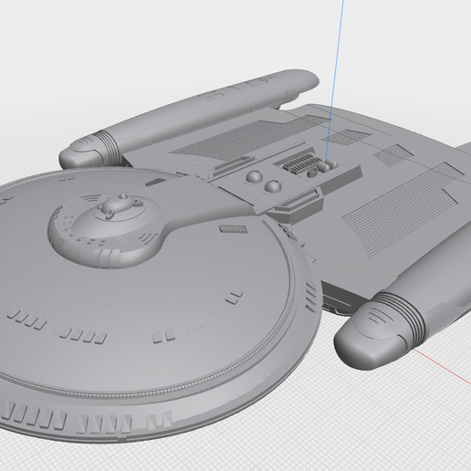 ⭐ Hubble class - star trek federation science vessel・ STL File for 3D ...