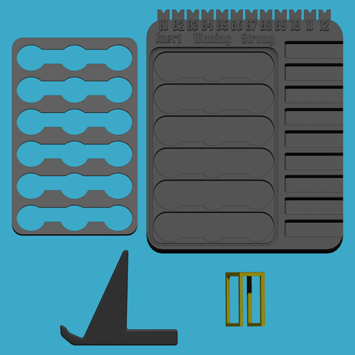 🎲 Frosthaven Element Initiative and Round Tracker・ STL File for ・Cults
